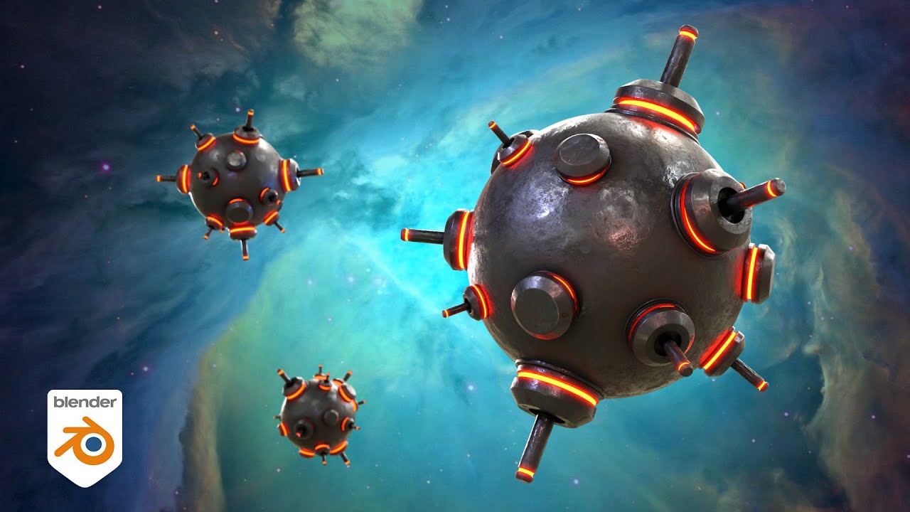 Create Space Mine in Blender - Game Dev Daily - By GameDevTV