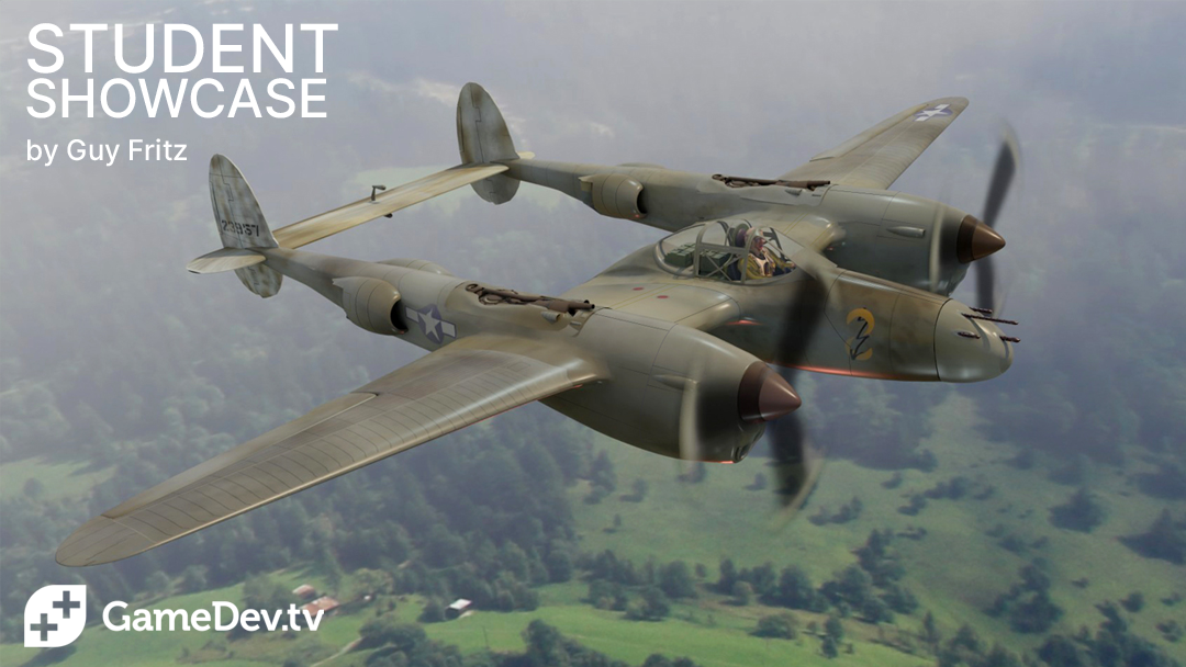 Guy's Variation of the Blender Course Plane - Game Dev Daily - By GameDevTV