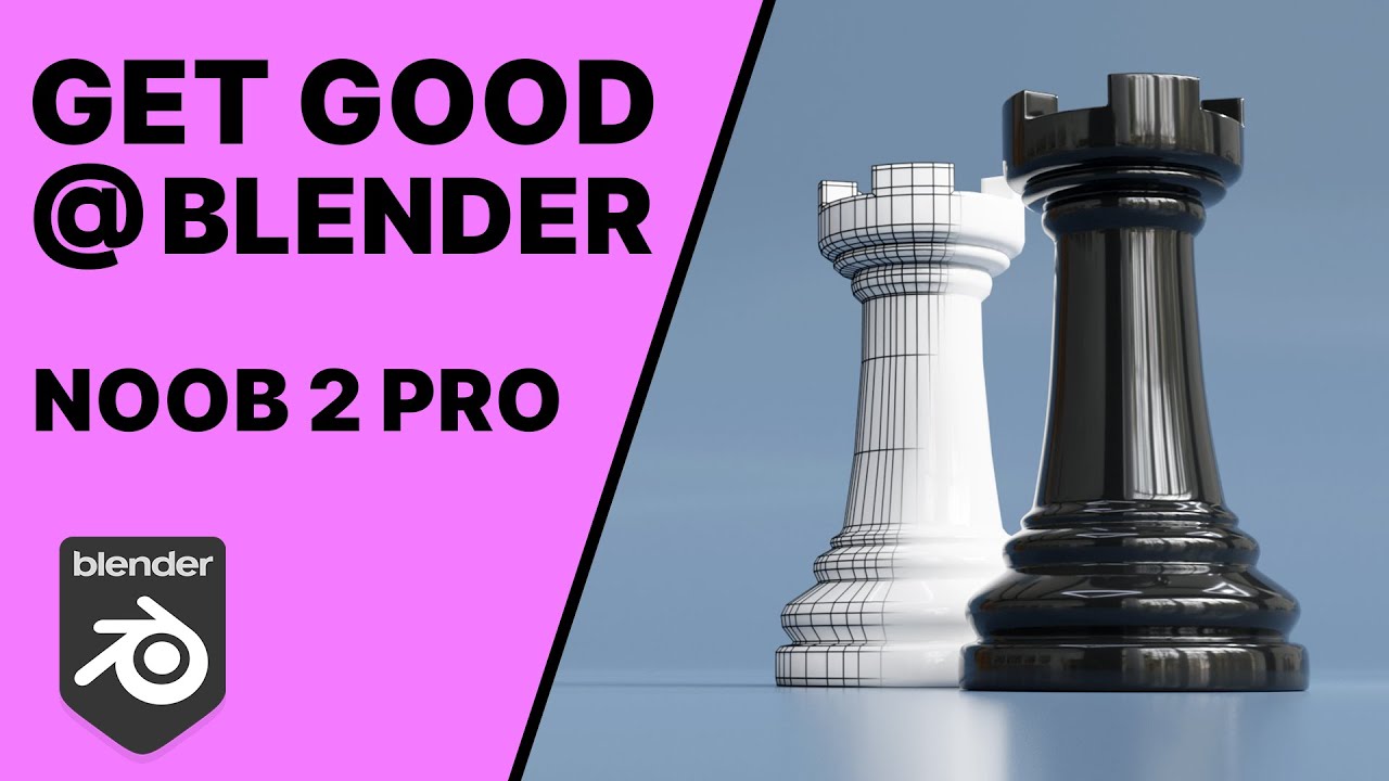 Get Good at Blender - Rook Chess Piece - Intermediate Level - Game Dev Daily - By GameDevTV