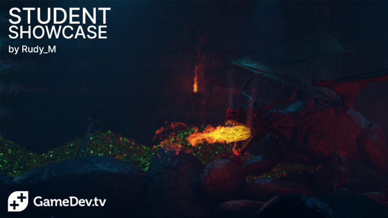 Student Showcase - Dragon's Treasure - Game Dev Daily - By GameDevTV