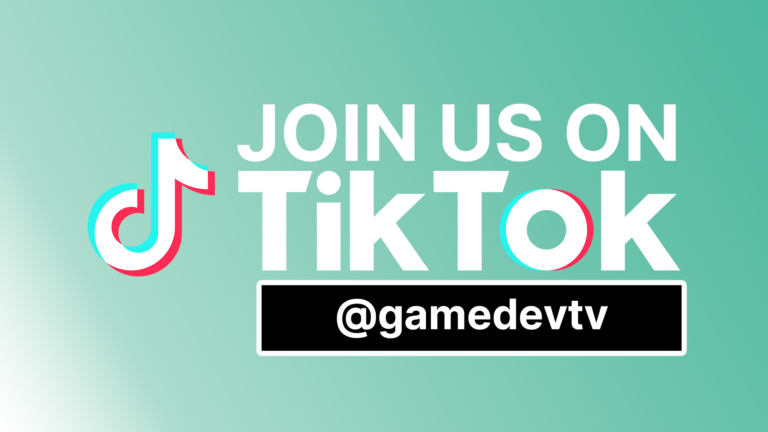 Check Out Our New TikTok - Game Dev Daily - By GameDevTV