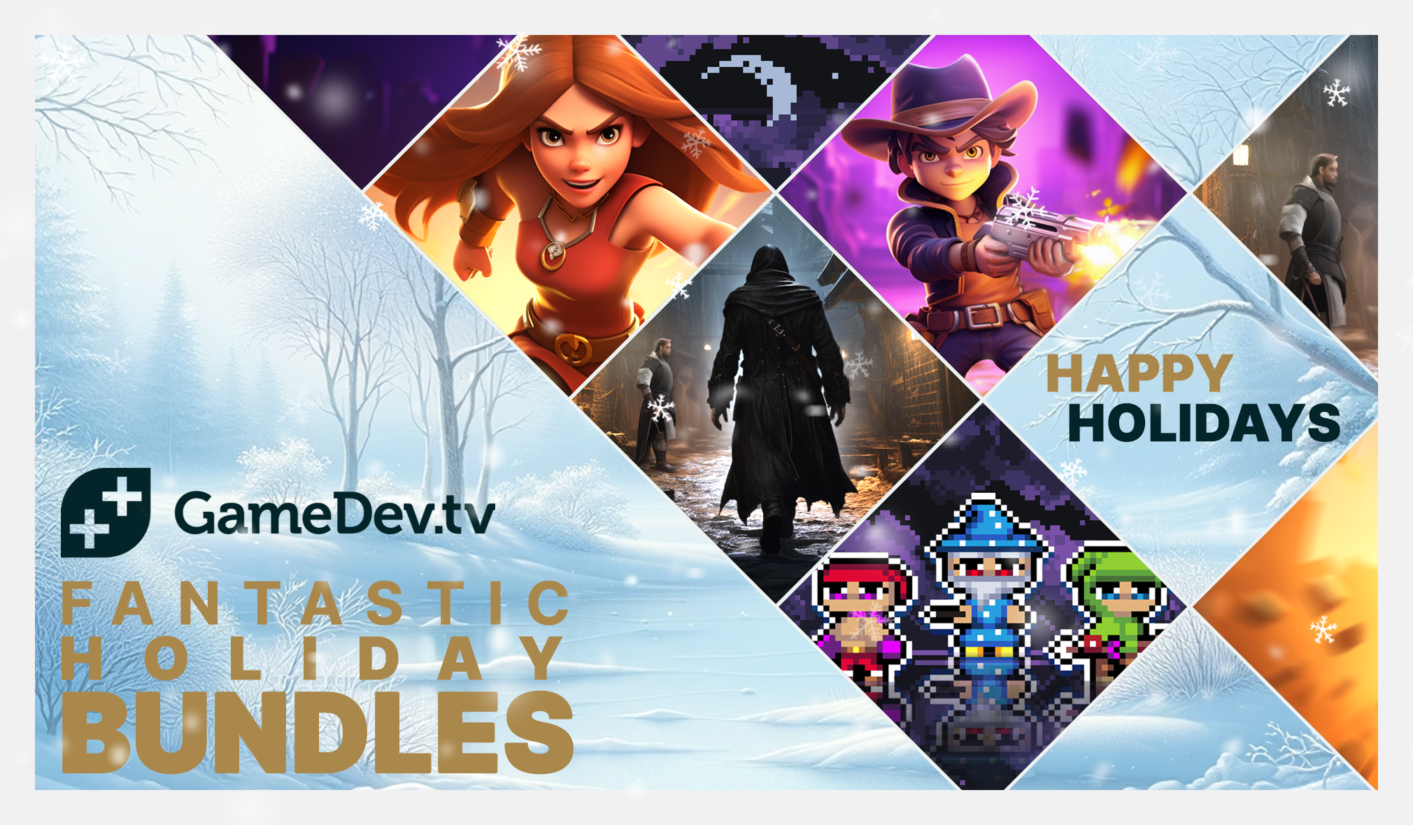 GameDev.tv Holiday Bundles - Game Dev Daily - By GameDevTV