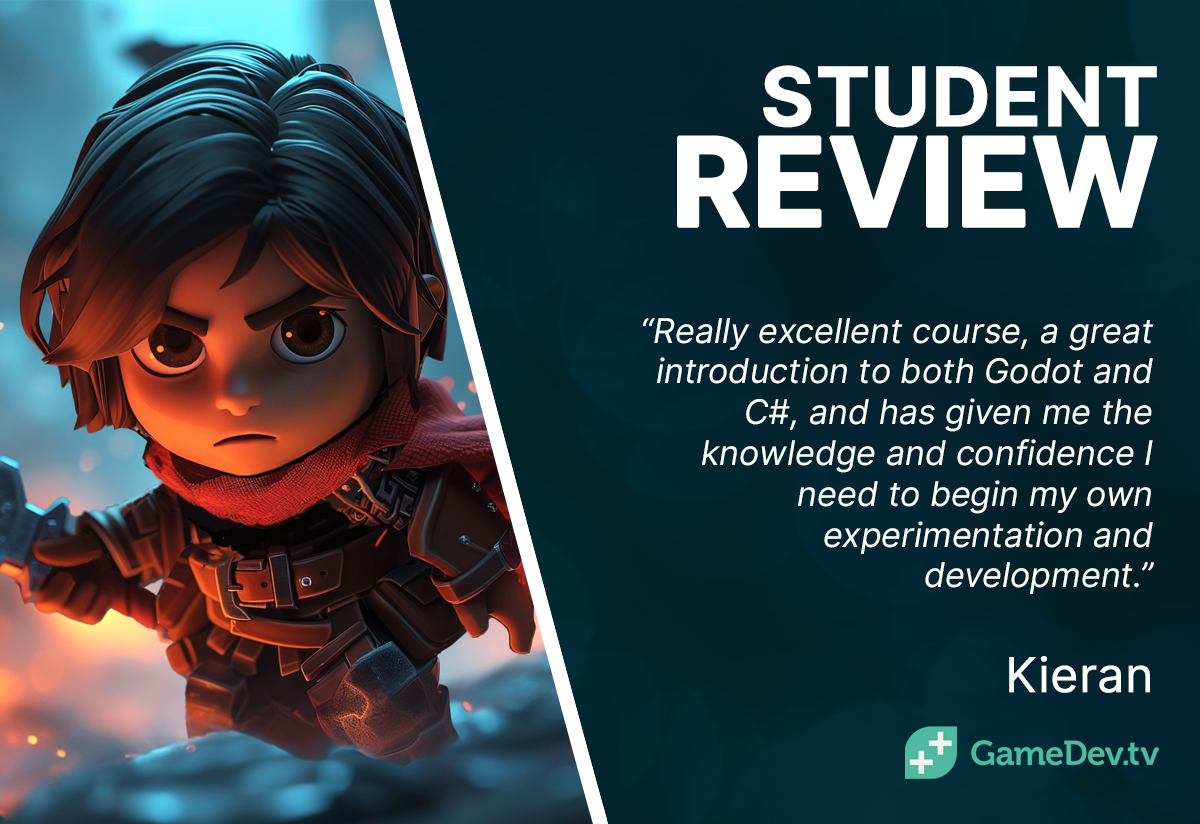 "Really Excellent Course" - Game Dev Daily - By GameDevTV